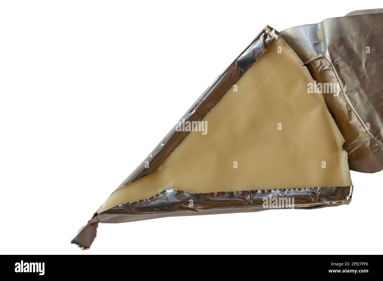 The Laughing Cow Light reduced fat cheese spread triangles opened to ...