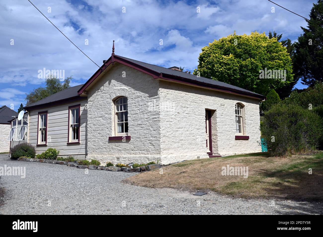 The old Policeman's House in the Central Otago village ot Ophir. It ...
