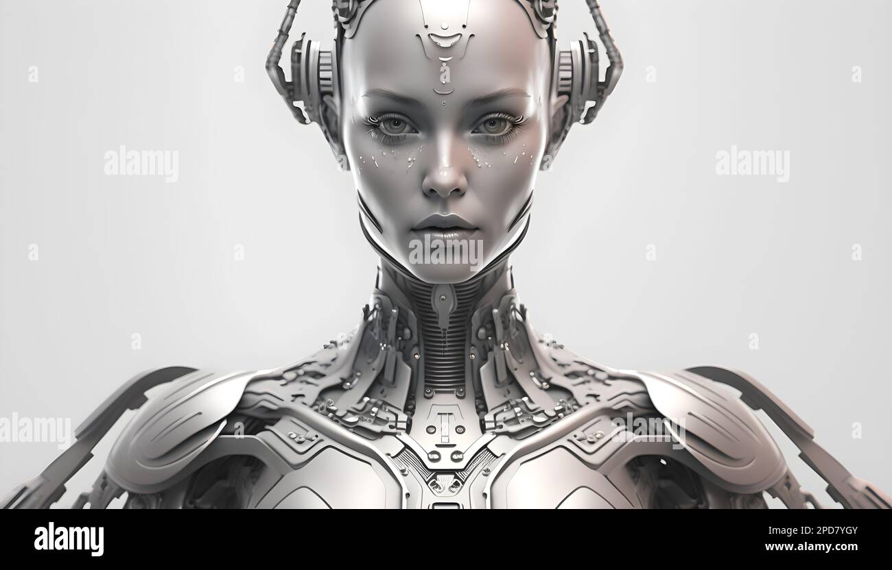 Cyborg portrait hi-res stock photography and images - Alamy