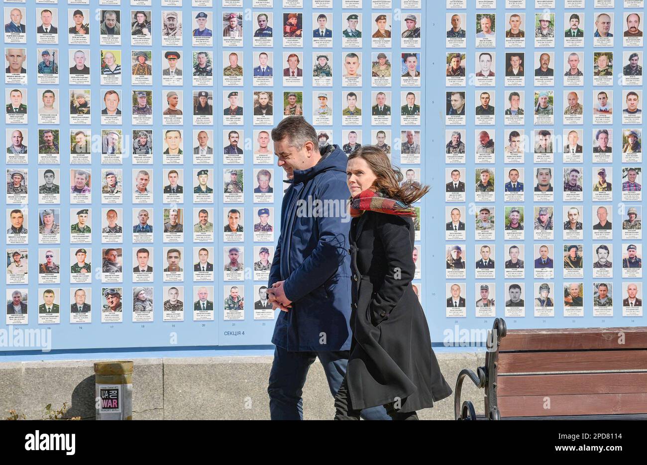 Kyiv, Ukraine. 14th Mar, 2023. Icelandic Prime Minister Katrin ...