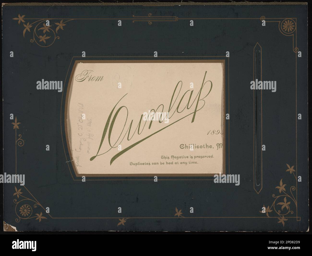 Civil War veteran Thomas J. Owens / Dunlap, Chillicothe, Missouri ...