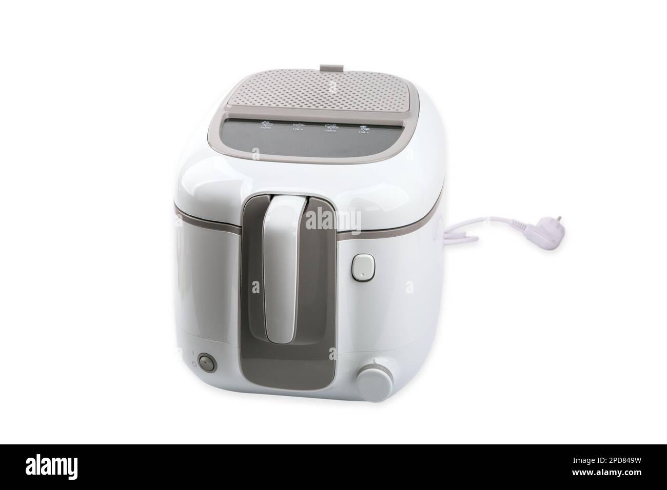 Air Fryer isolated on white background Stock Photo - Alamy