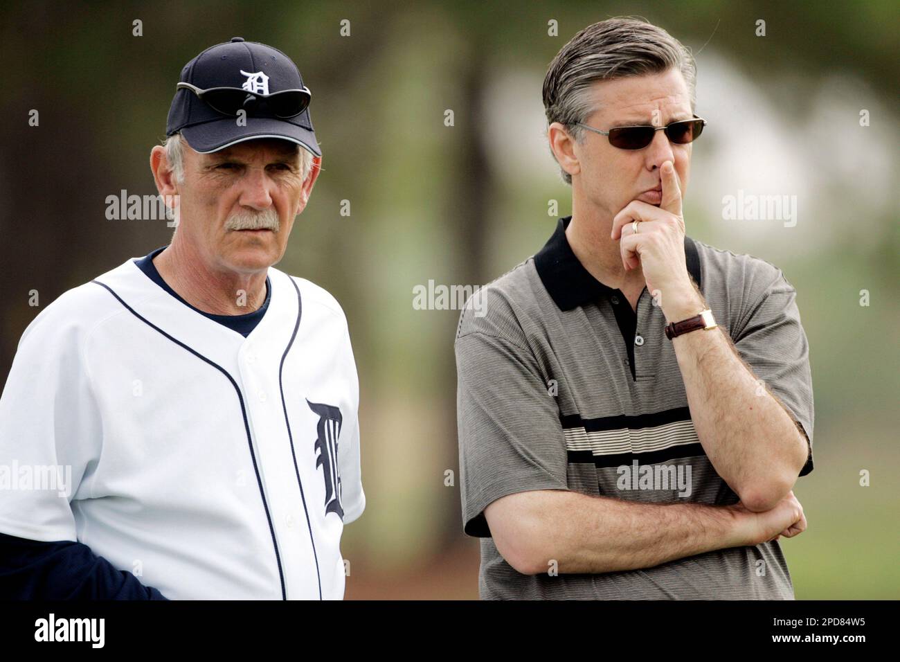 ** ADVANCE FOR WEEKEND EDITIONS, APRIL 1-2 **Detroit Tigers manager Jim ...