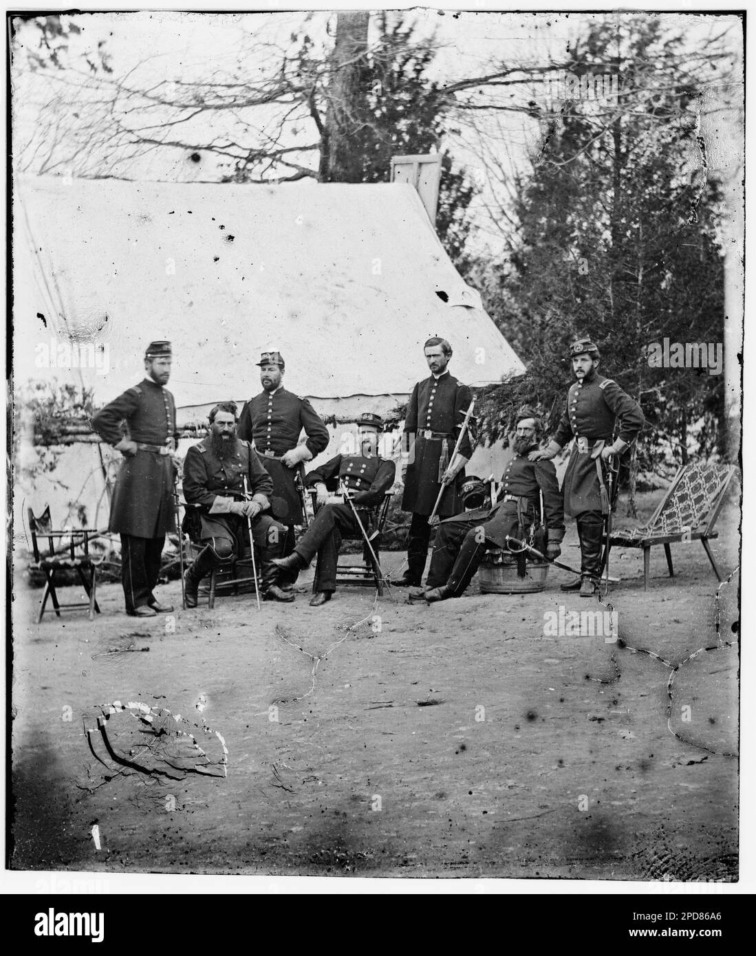 General J.J. Peck & staff. Civil war photographs, 1861-1865 , Title ...