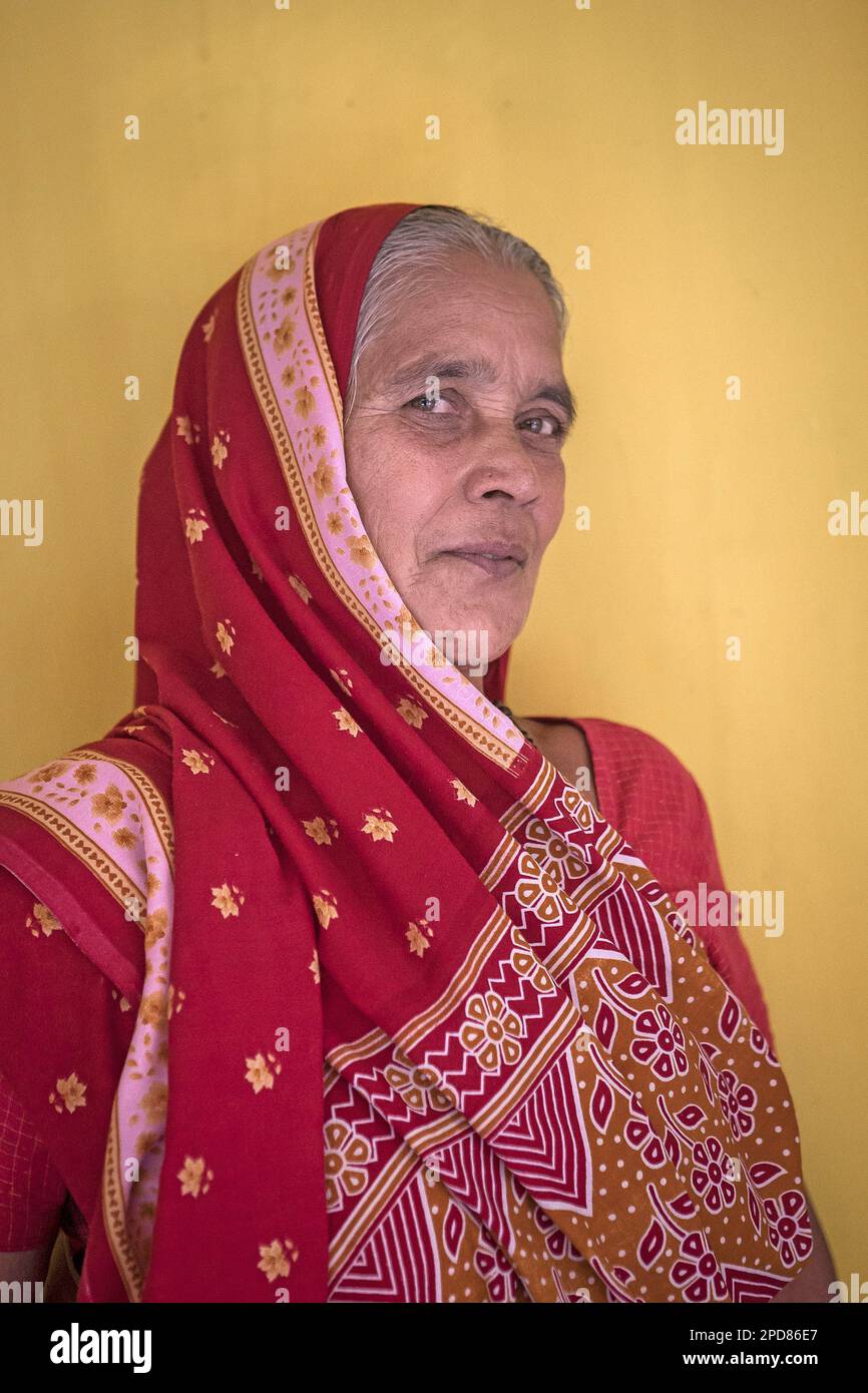 Mrs Parvathy (widow), in Ma Dham ashram for Widows of the NGO Guild for ...