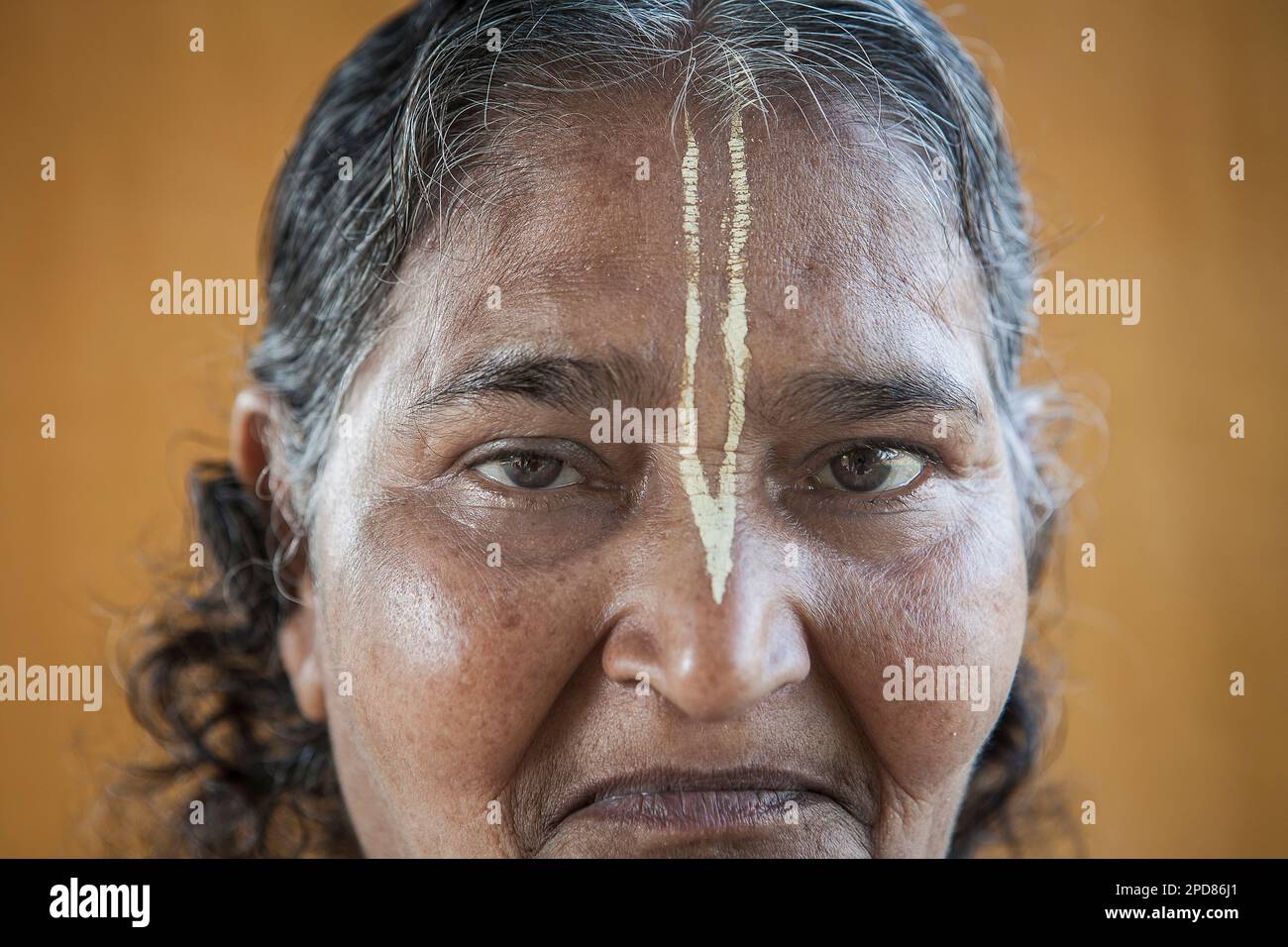 Portrait of Widow, in Ma Dham ashram for Widows of the NGO Guild for ...