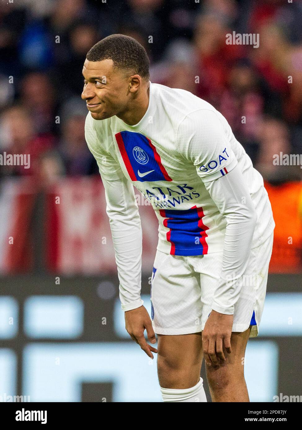 Paris #7 Kylian MBAPPE. Soccer, Bayern - Paris. Soccer Champions League ...