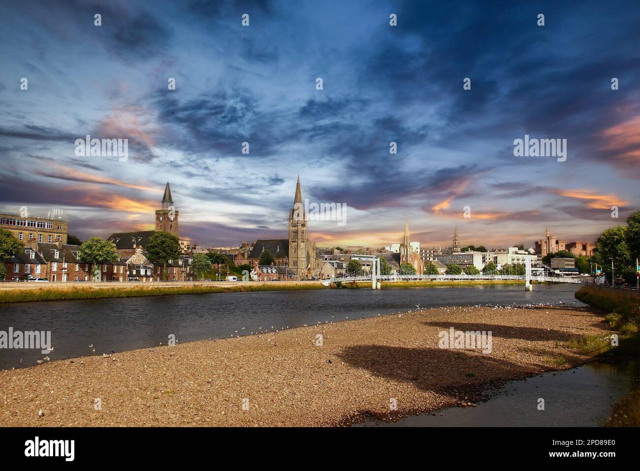 Inverness, the royal burgh in the scottish highlands Stock Photo - Alamy