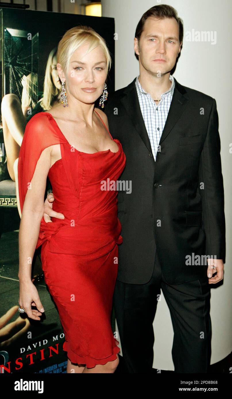 **CORRECTS TO U.S. PREMIERE** Actors Sharon Stone and David Morrissey ...