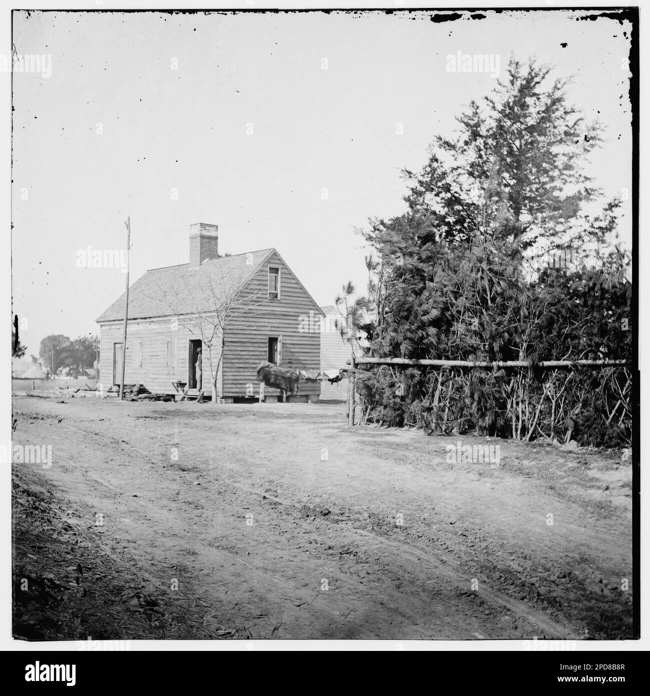 City Point, Virginia (vicinity). Headquarters of Secret Service. Civil ...