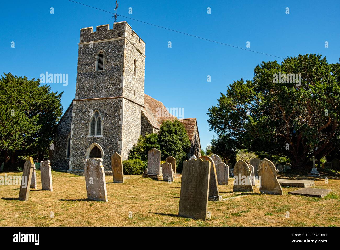 St Bartholomews Church, Sheppey Way, Bobbing, Kent, England Stock Photo ...