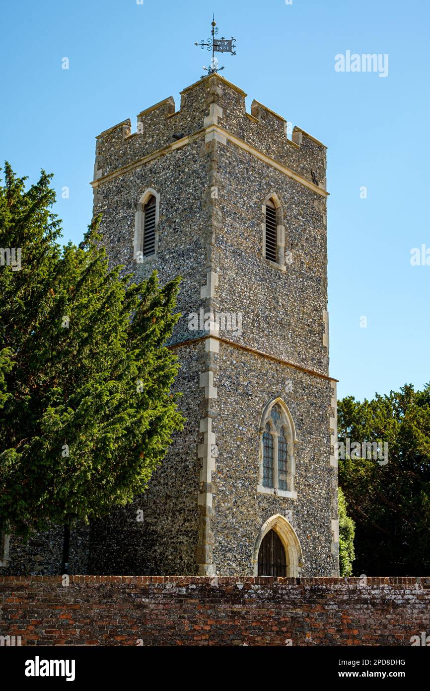 St Bartholomews Church, Sheppey Way, Bobbing, Kent, England Stock Photo ...