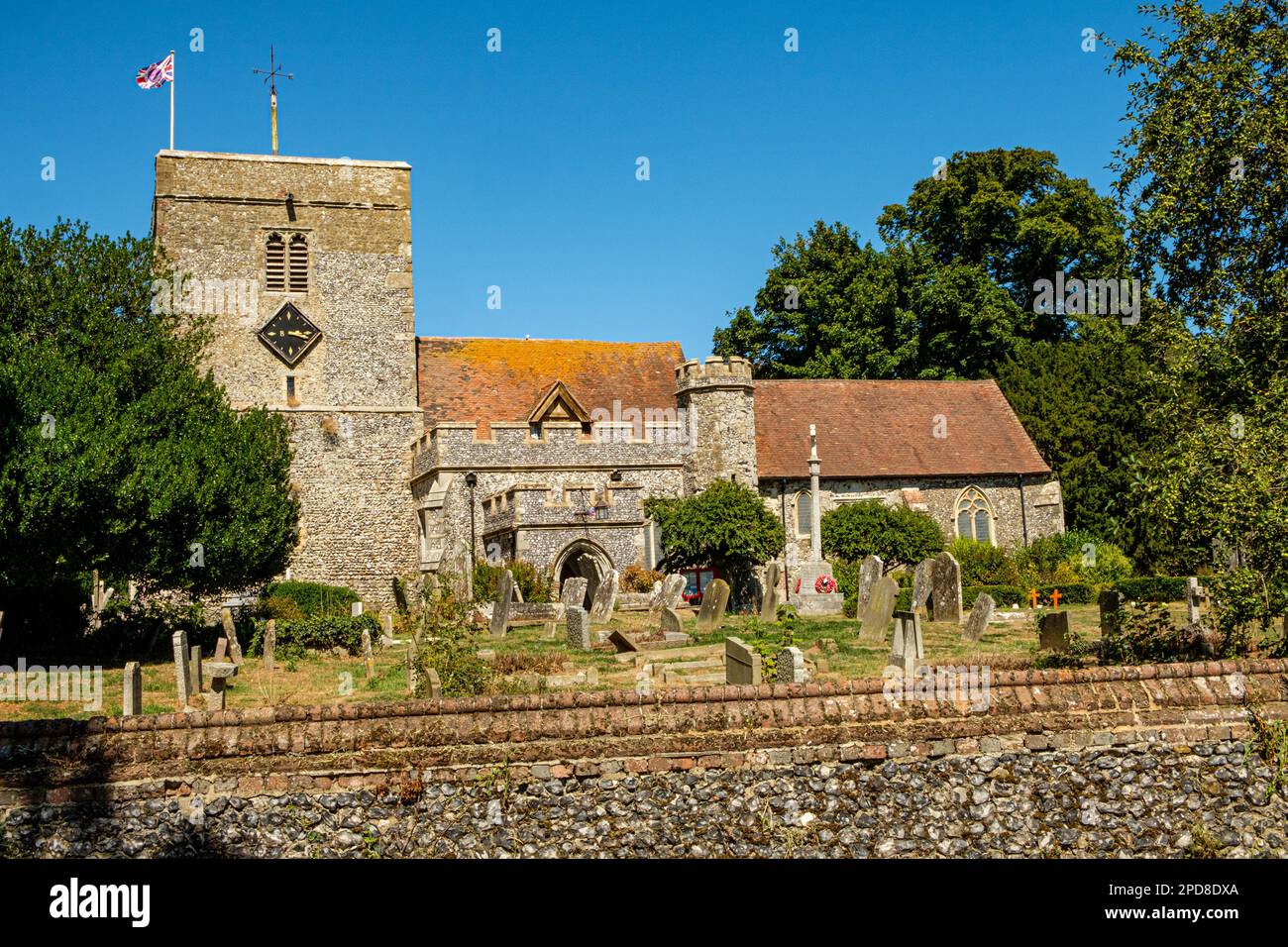 St Peter and St Paul Church, The Street, Borden, Kent, England Stock ...