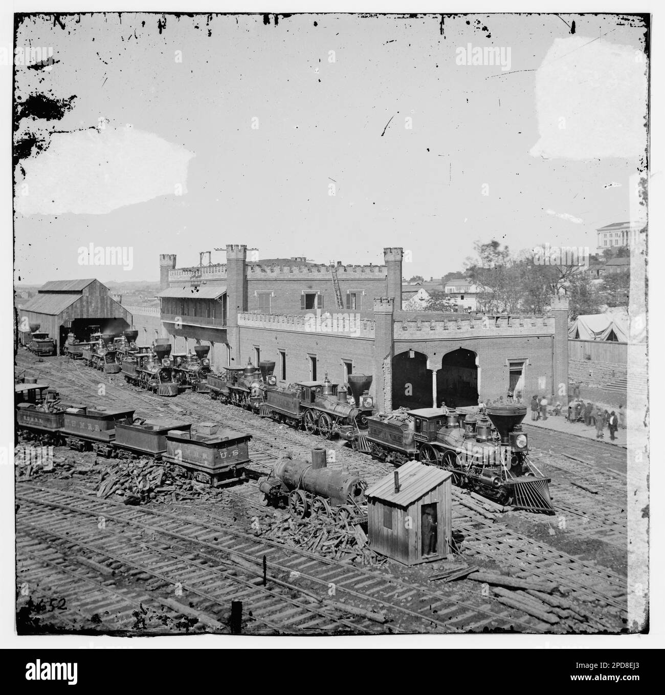 Nashville, Tennessee. Railroad depot. Civil war photographs, 1861-1865 ...