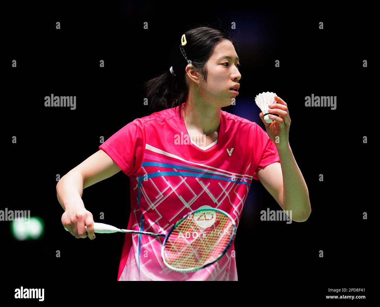 Germany's Li Yvonne in action against Malaysia's Goh Jin Wei (not ...
