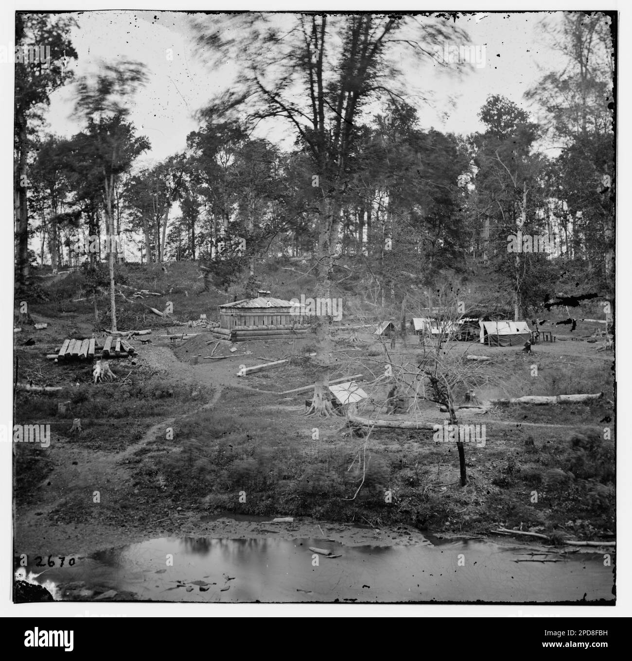 Chattanooga, Tennessee (vicinity). Blockhouse on the Nashville ...