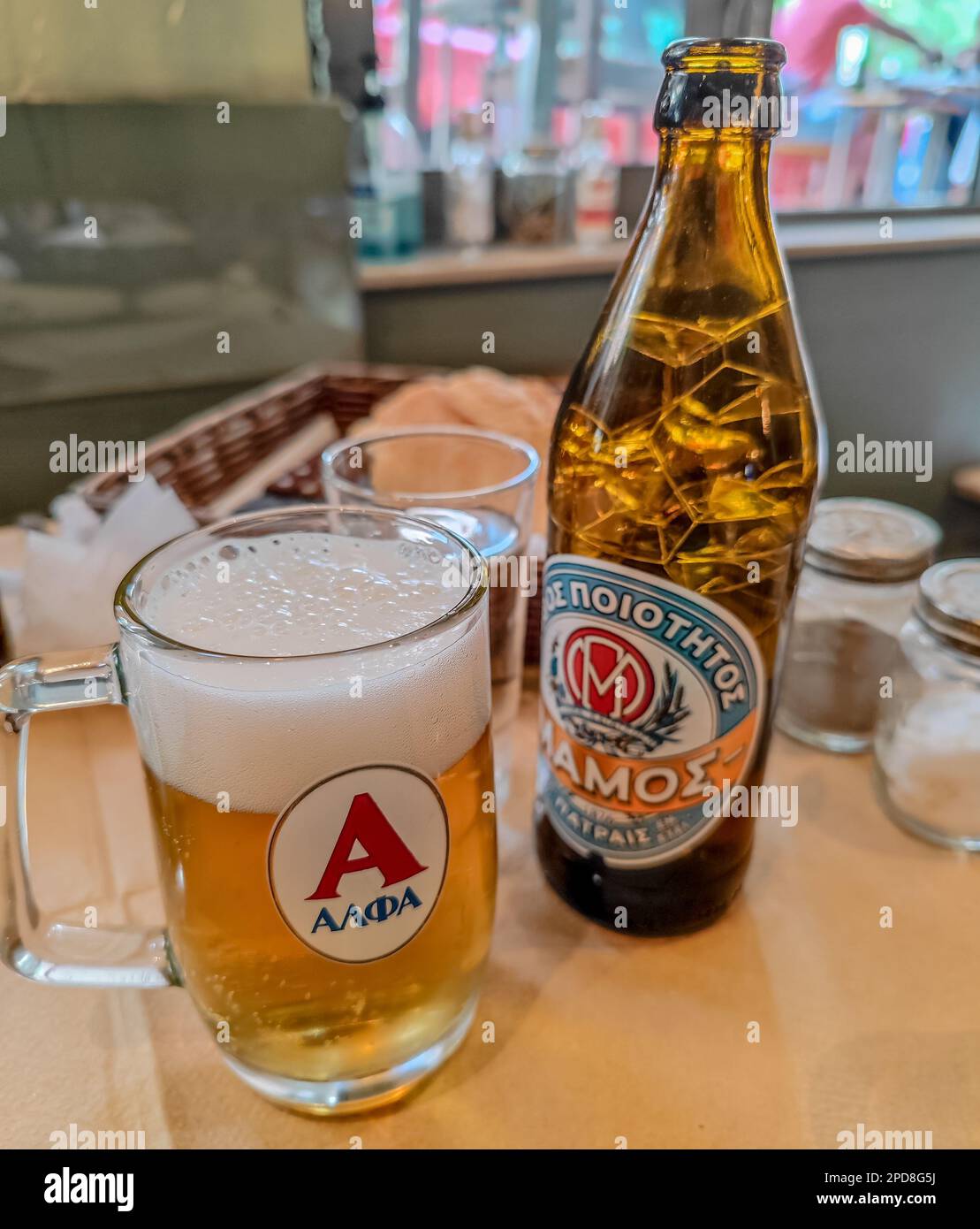 Alpha lager beer bottle hi-res stock photography and images - Alamy