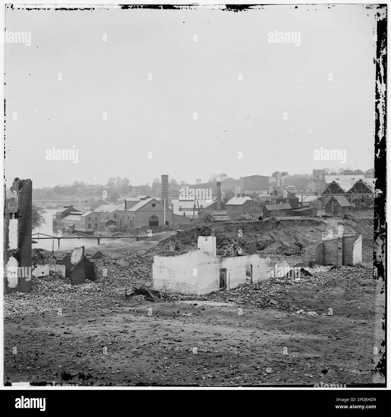 Richmond, Virginia. View of Tredegar Iron Works. Civil war photographs ...