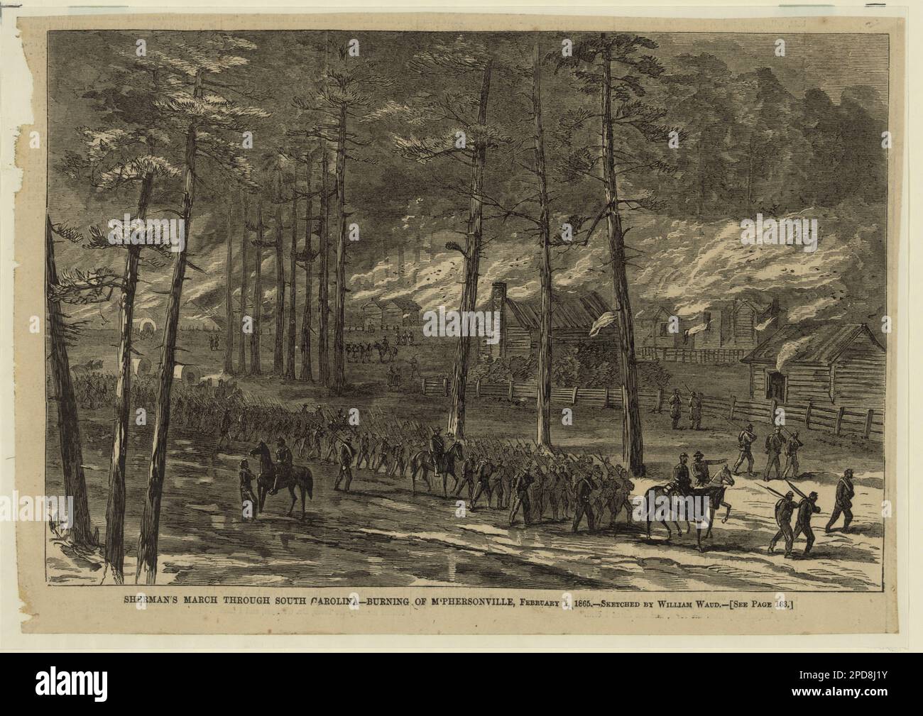 Sherman's March Through South Carolina - Burning of McPhersonville ...