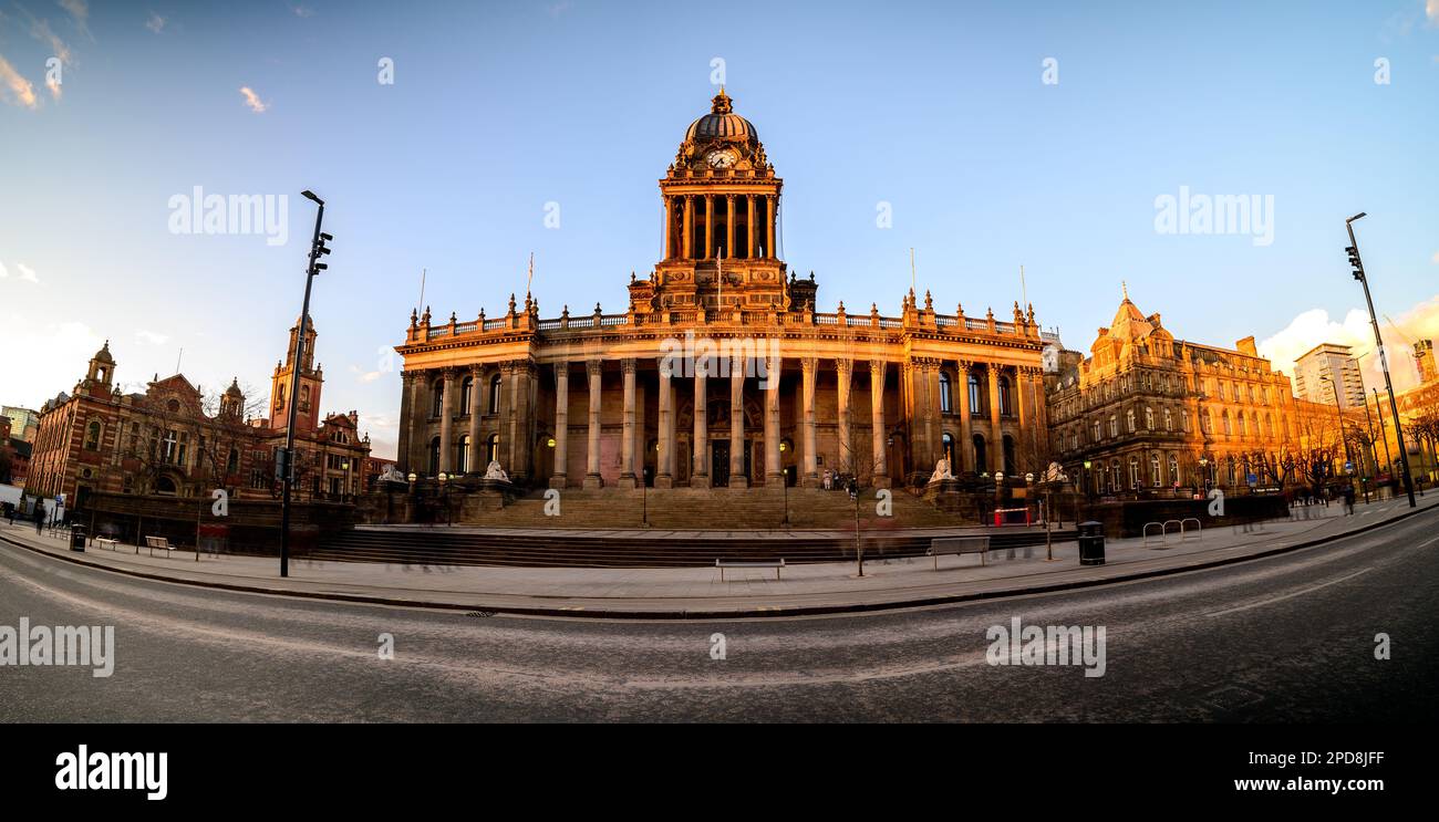 Façade view of Leeds Town Hall which is conveniently located in the ...