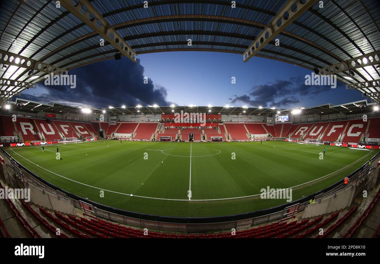 A general view inside the stadium before the Sky Bet Championship match ...