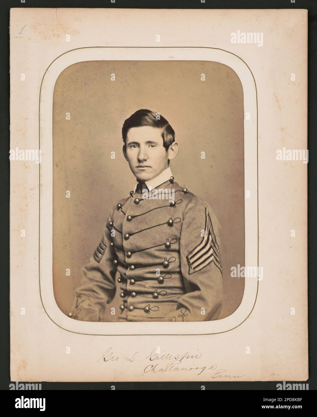 George Lewis Gillespie, West Point cadet, in uniform. Liljenquist ...