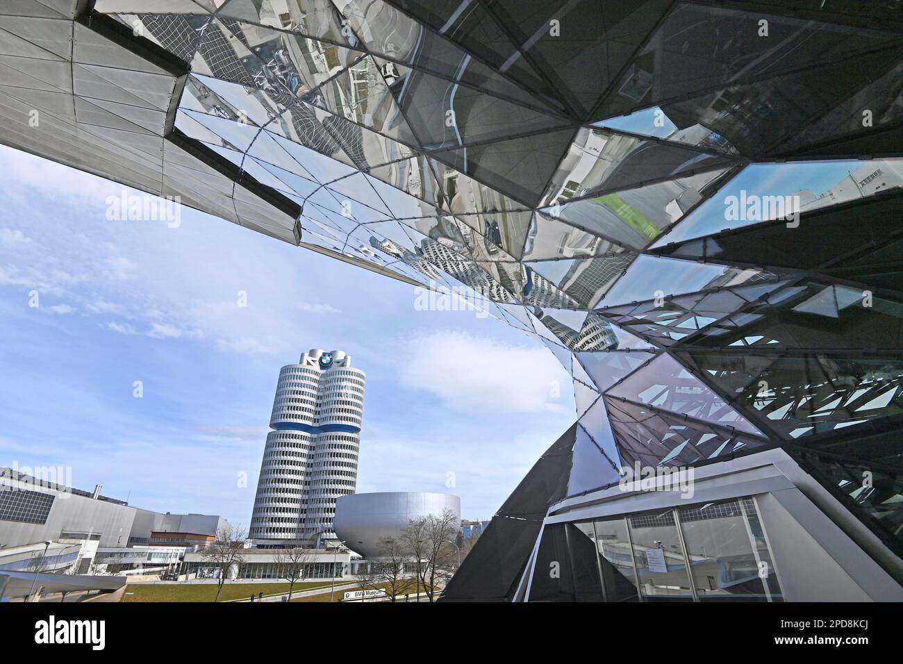 Munich, Deutschland. 13th Mar, 2023. View of the BMW Group headquarters ...