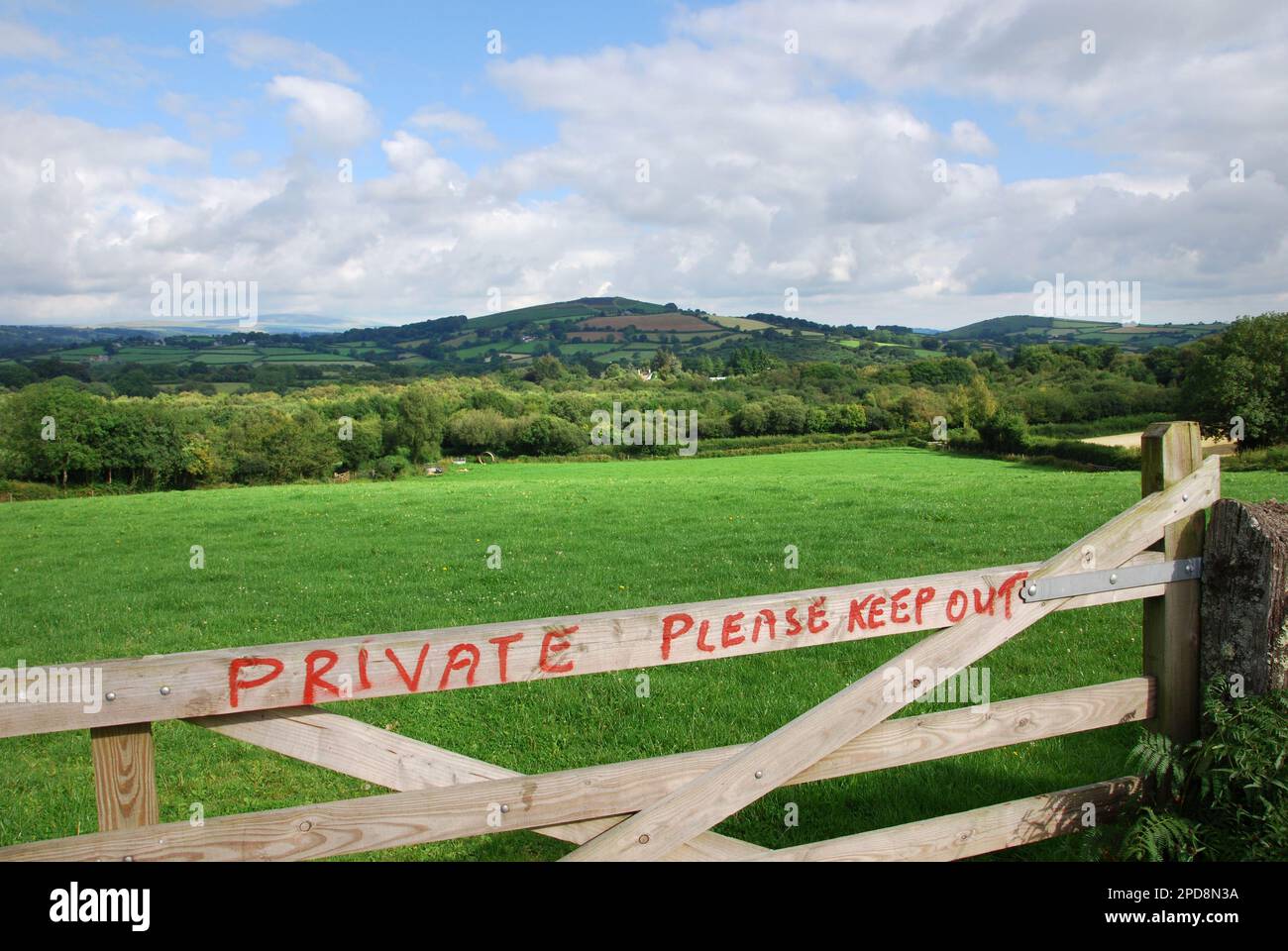private field, moretonhampstead, devon, United kingdom Stock Photo - Alamy