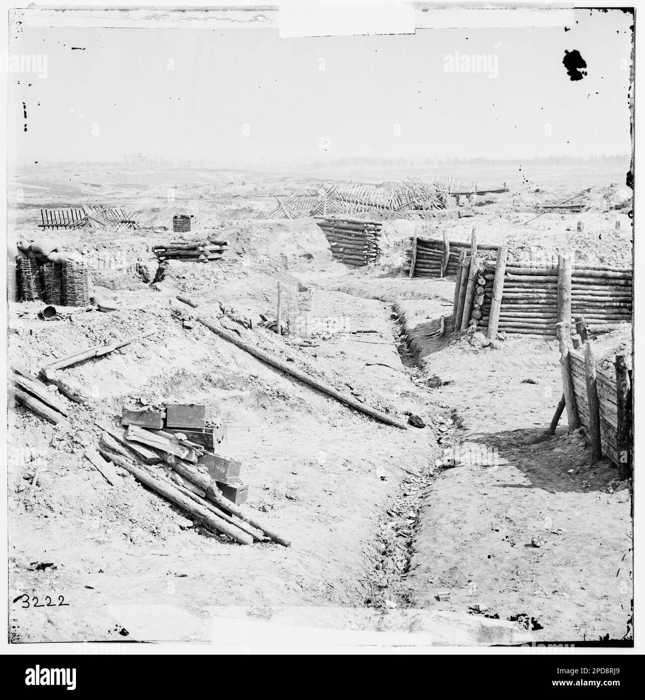 Petersburg, Virginia. Interior view of Confederate works near Elliott's ...