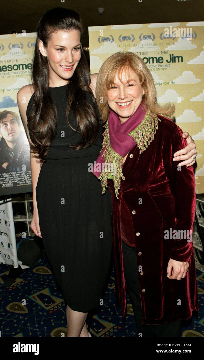 Actresses Liv Tyler and Mary Kay Place pose for photographers during ...