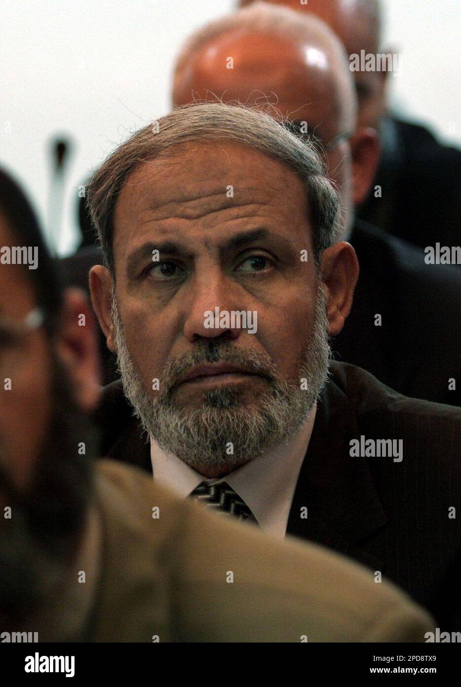 Senior Hamas leader and incoming Palestinian Foreign Minister Mahmoud ...