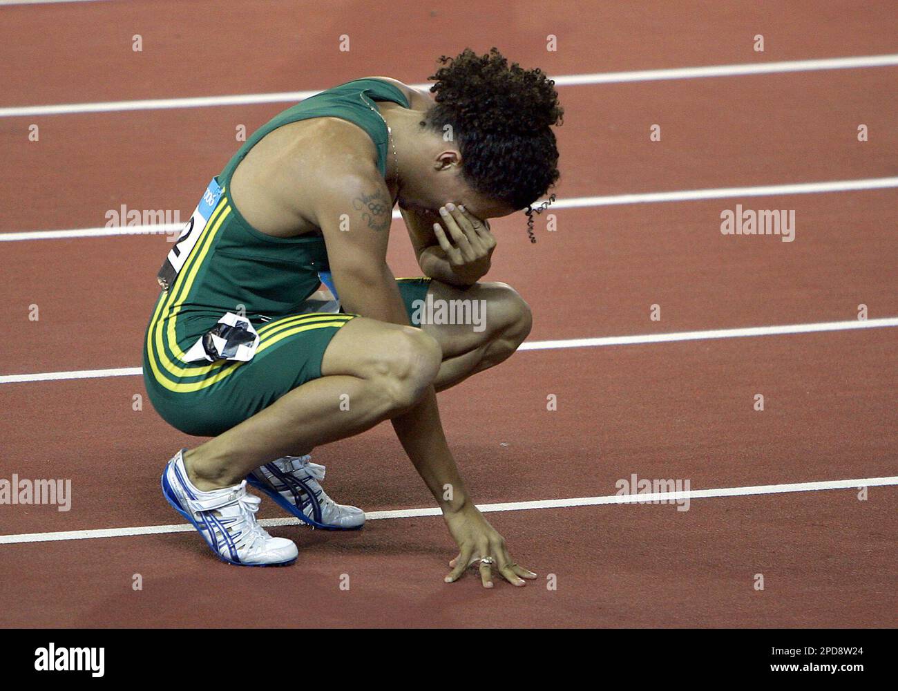 Australia's John Steffensen celebrates after winning the gold medal in ...