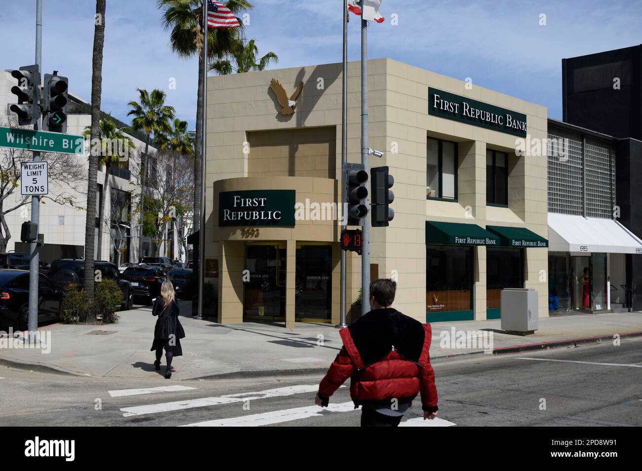 LOS ANGELES 20230313 First Republic bank in Beverly Hills. Photo ...