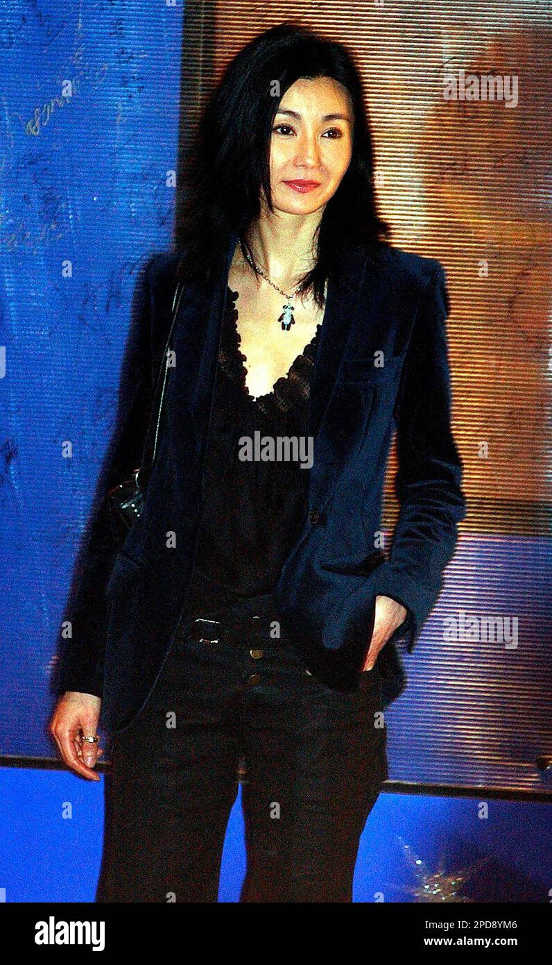 Hong Kong actress Maggie Cheung attends the Hong Kong Entertainment ...