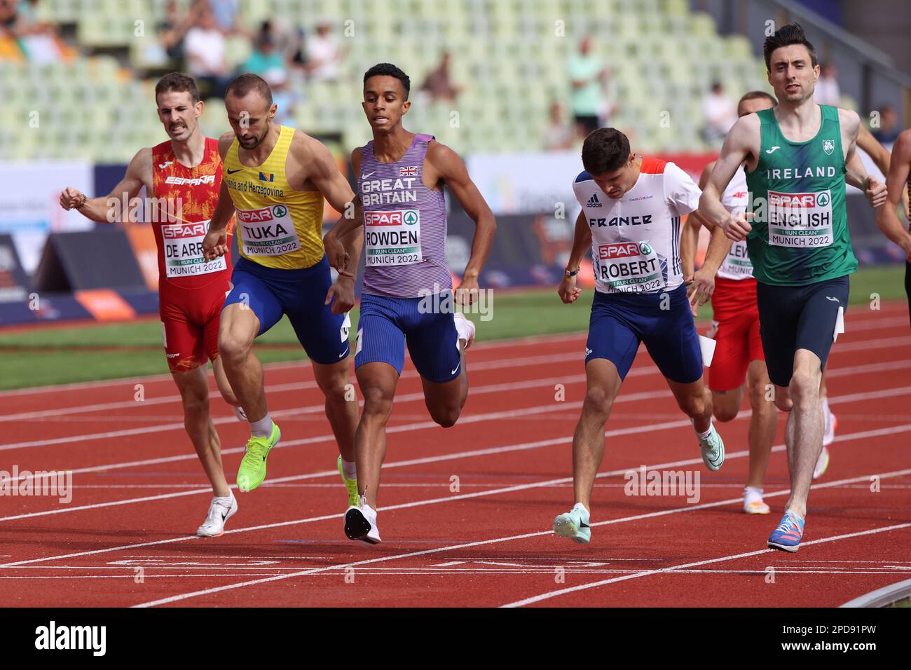 Mark ENGLISH, Benjamin ROBERT Daniel ROWDEN & Amel TUKA finishing in ...