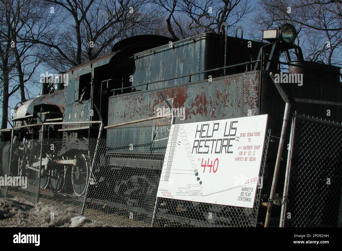 The town of Harvey, N.D., is looking to restore this old Soo Line 440 ...