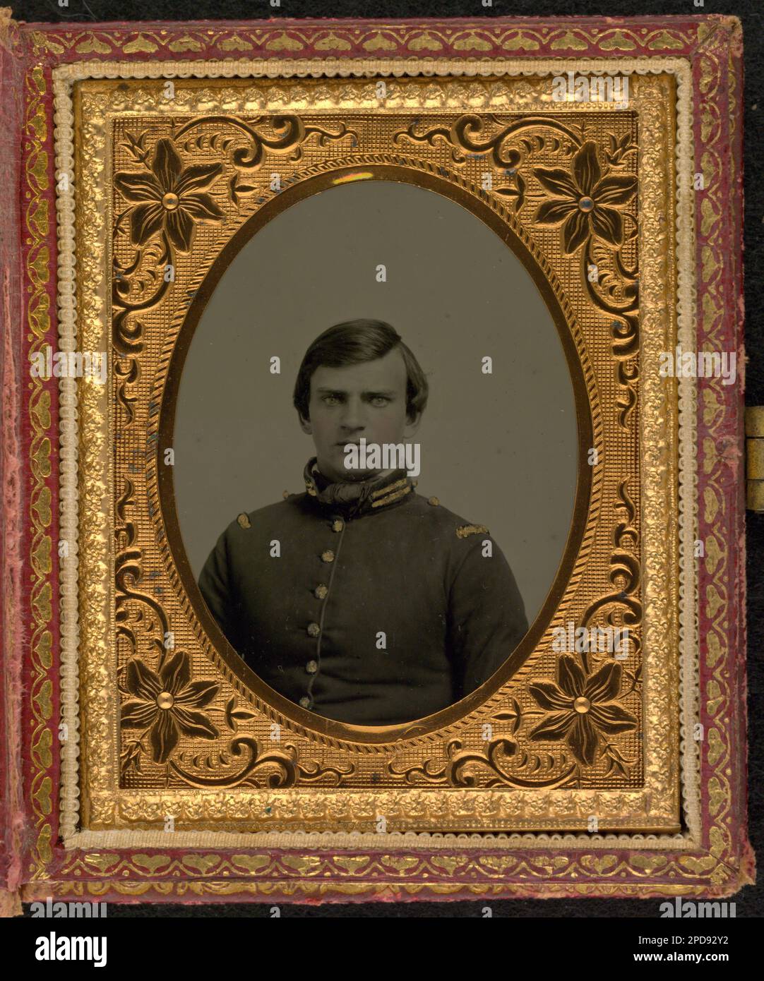 Unidentified soldier in Confederate uniform. Liljenquist Family ...