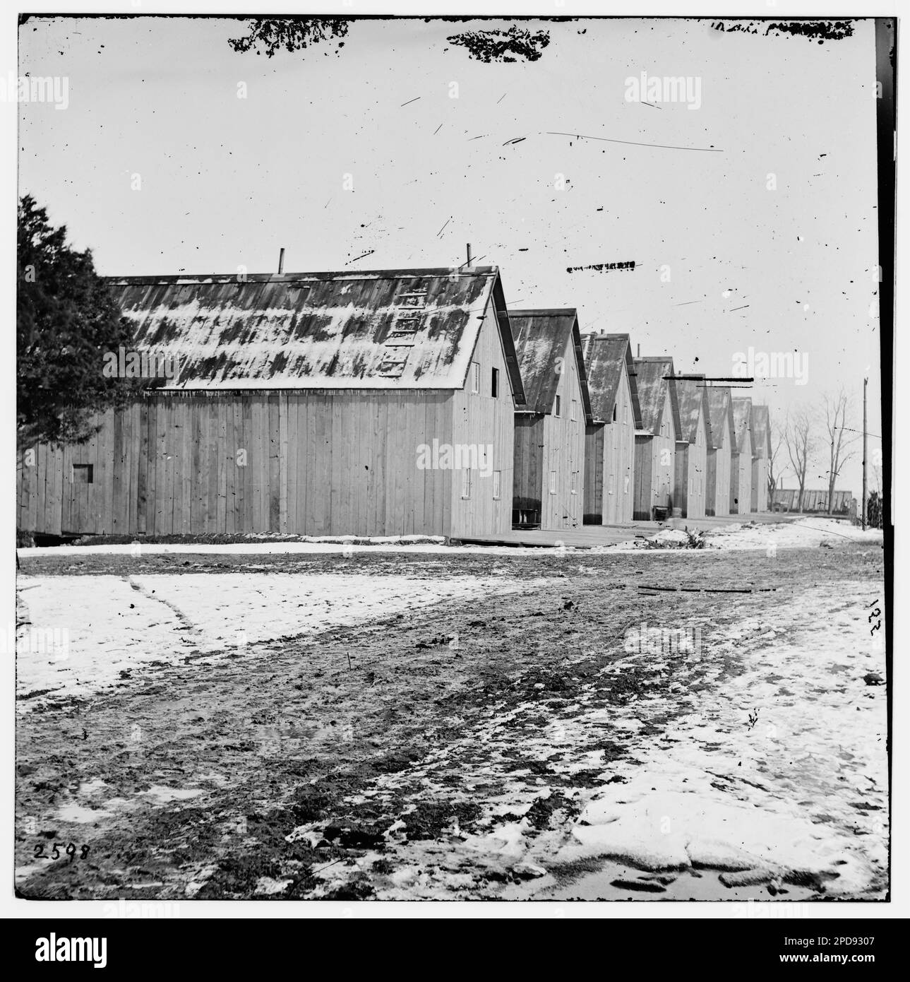 City Point, Virginia. Barracks of Military Railroad Construction Corps ...