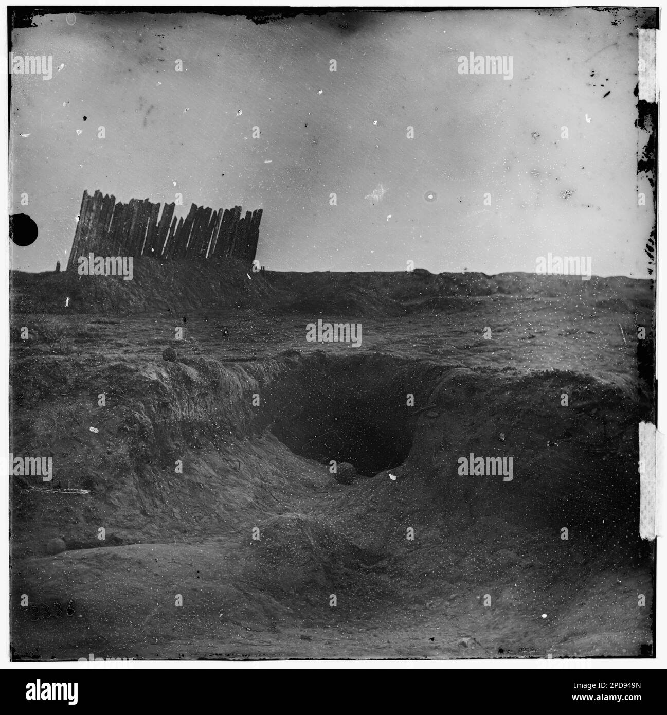 Petersburg, Virginia. Fortifications and bomb-proofs. Civil war ...