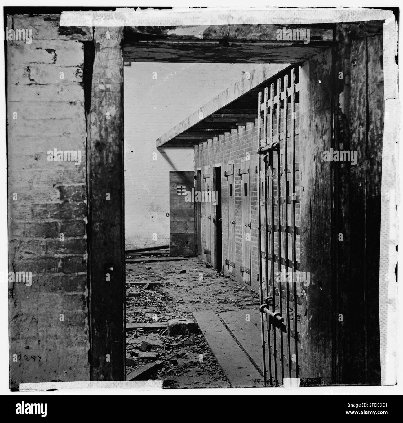 Alexandria, Virginia. Slave pen. Interior view. Civil war photographs ...