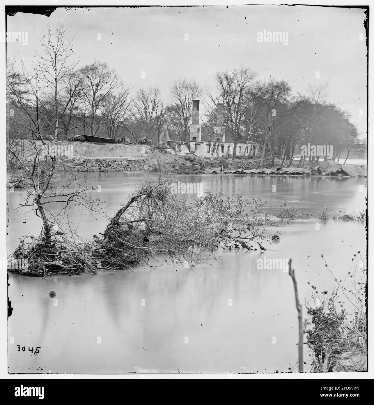 Petersburg, Virginia. Ruins of railroad bridge. Civil war photographs ...