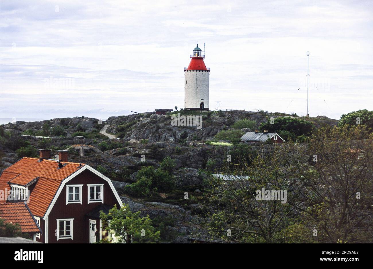 Lighthouse, Oja (Landsort), the southernmost point in the Stockholm ...