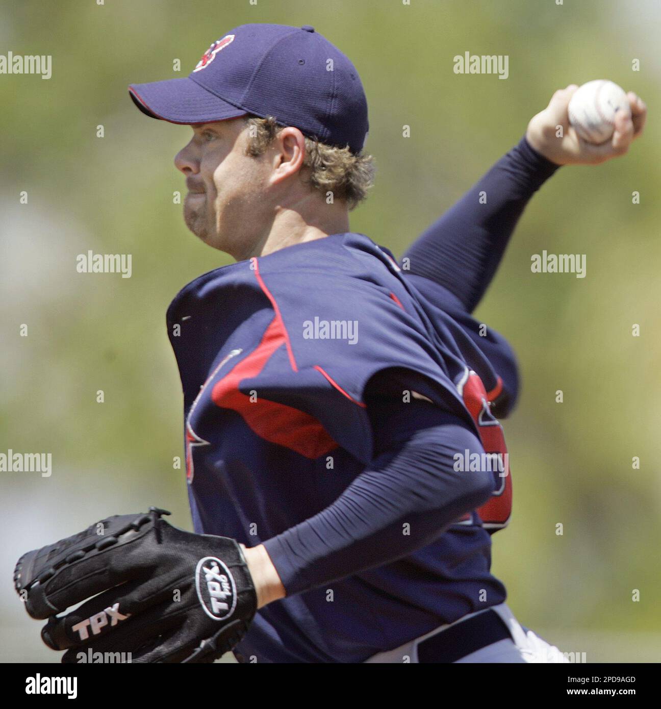 Cleveland Indians starting pitcher Paul Byrd throws to Pittsburgh ...