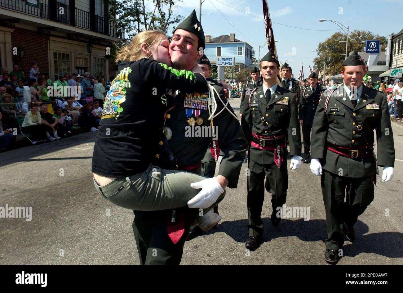 Madison Rybeck jumps into the arms of her boyfriend Christopher Bonneau ...