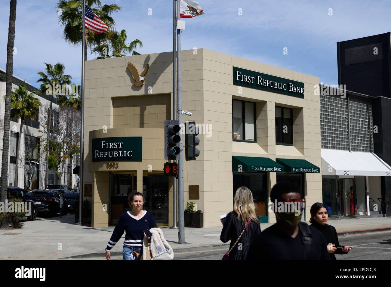 LOS ANGELES 20230313 First Republic bank in Beverly Hills. Photo ...