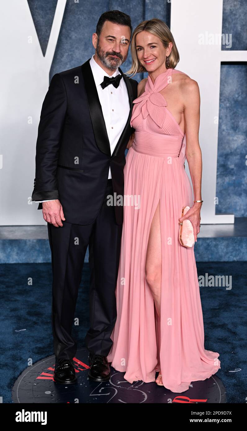 Los Angeles, USA. 13th Mar, 2023. Jimmy Kimmel and wife Molly McNearney ...
