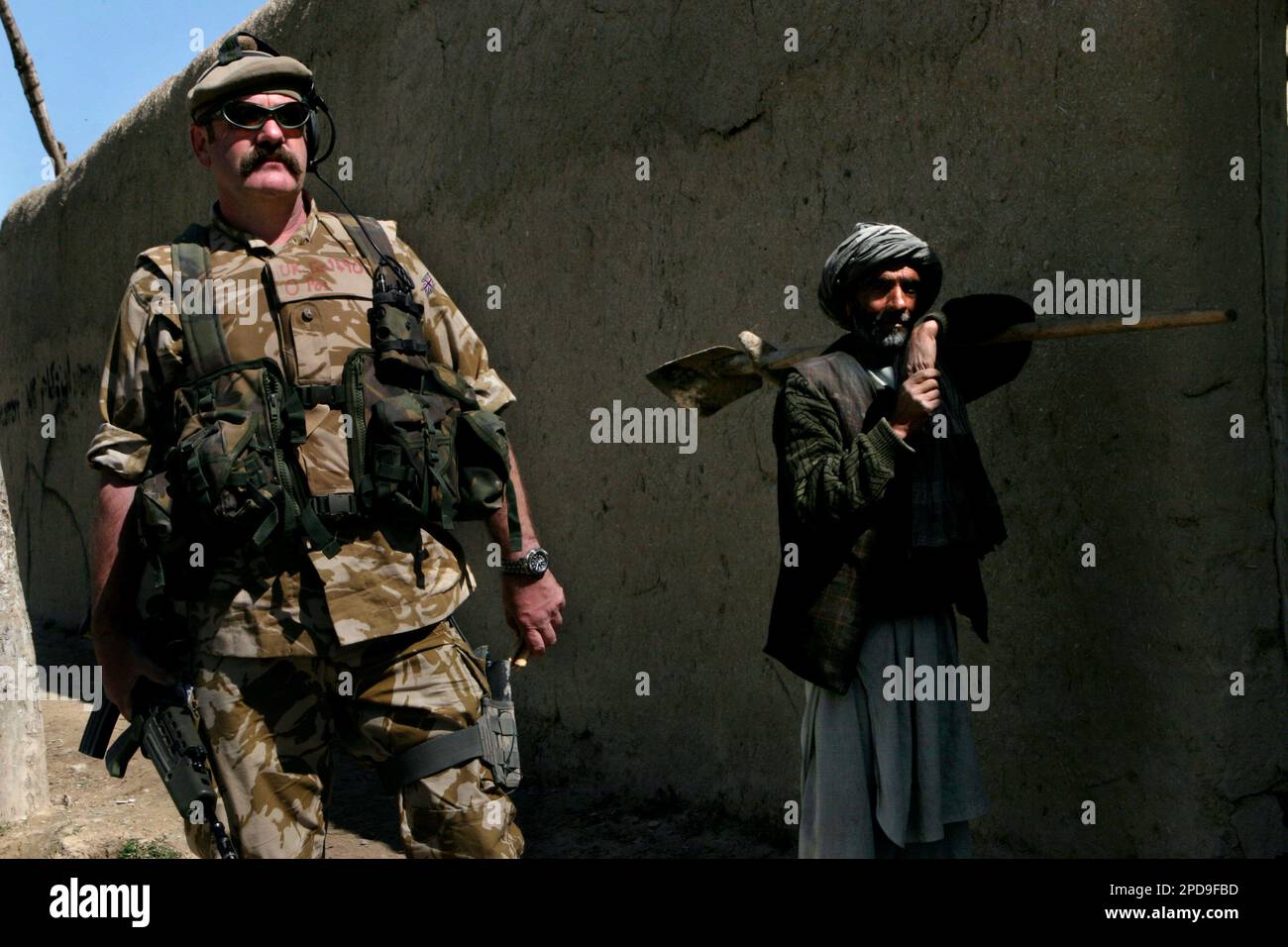 British Colonel Neal Gillespie, from the PRT (Prevential Reconstruction ...