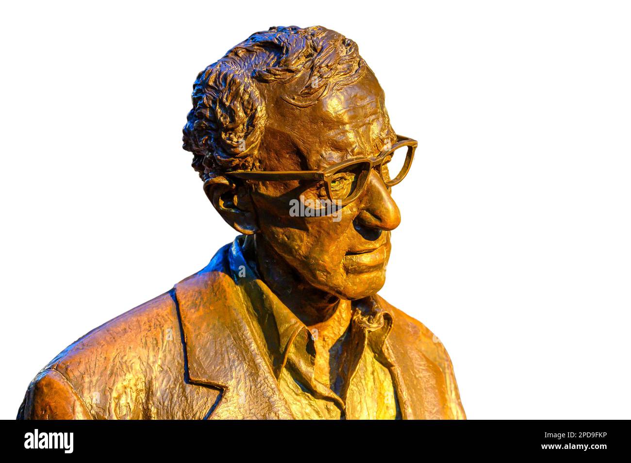 Oviedo, Asturias, Spain: Woody Allen statue that received the Principe ...