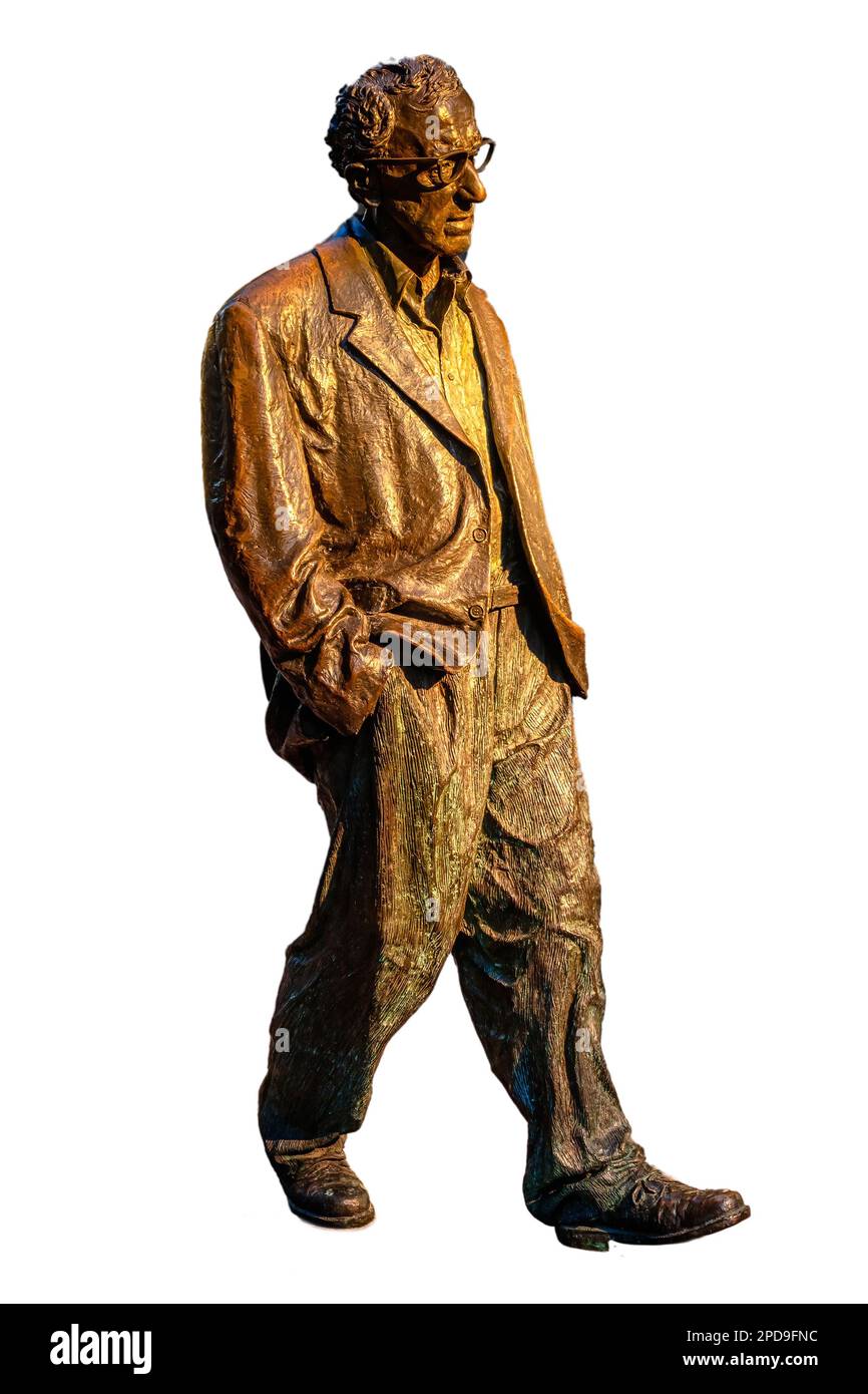 Oviedo, Asturias, Spain: Woody Allen statue that received the Principe ...