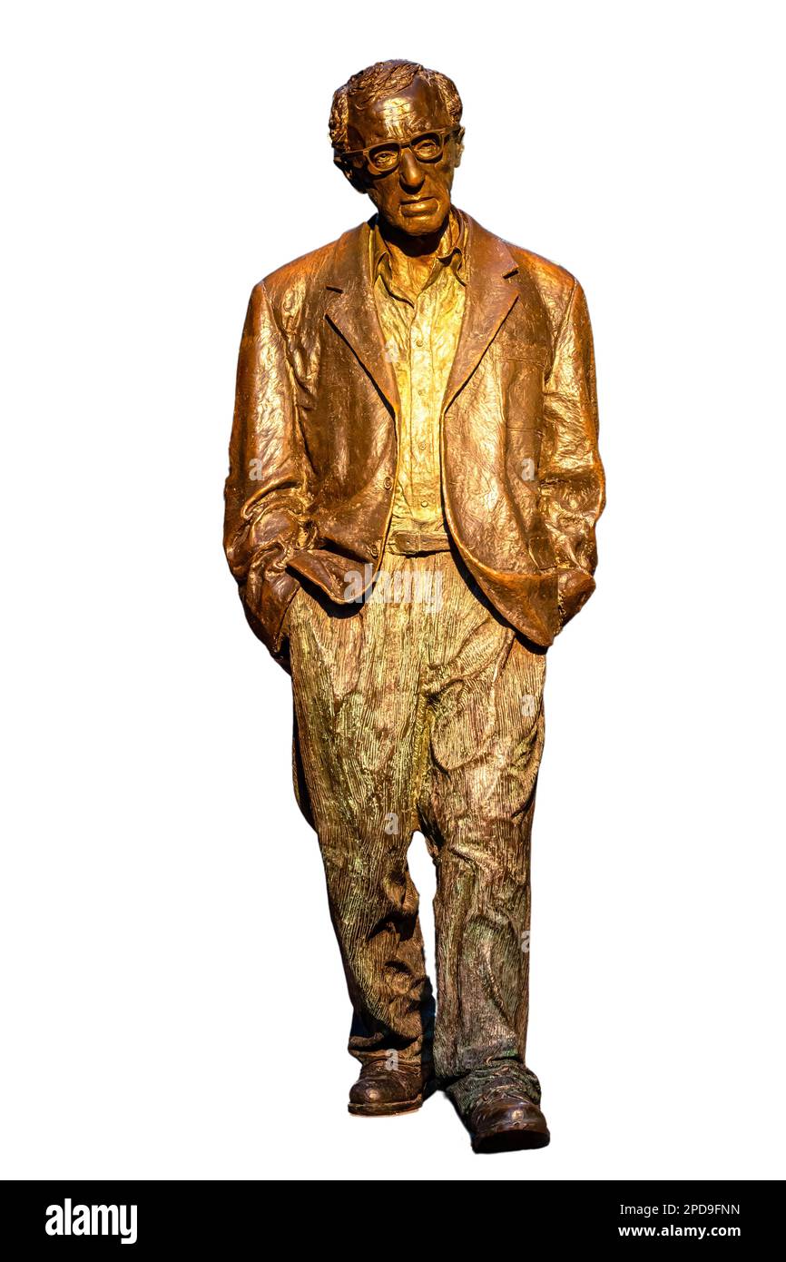 Oviedo, Asturias, Spain: Woody Allen statue that received the Principe ...